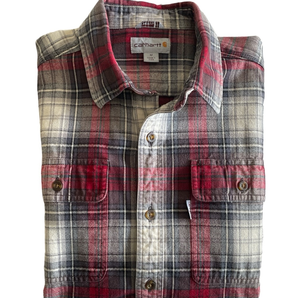 Carhartt Red Plaid Flannel Shirt - Gem